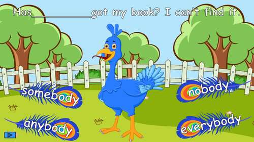 Indefinite pronouns ESL powerpoint choice game | TPT