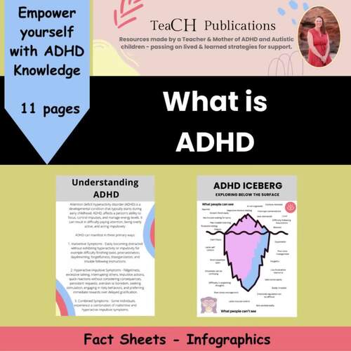 Kids with ADHD Special Education Resources Support Classroom Decor