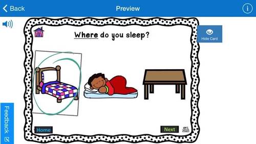 WH Questions | WH Boom Cards | Digital Speech Therapy Activities