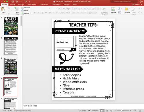 St.Patrick's Day Readers Theater Scripts EDITABLE | TPT