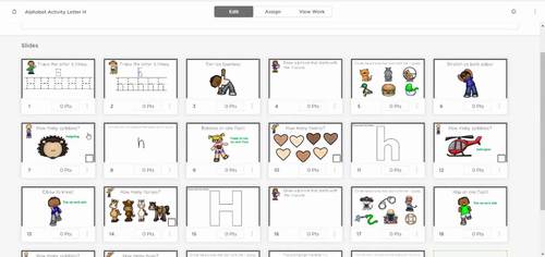 Digital Alphabet Activities for Classkick - Letter Sounds, Tracing ...