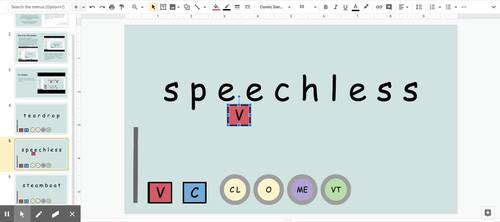 Orton-Gillingham Syllable Division, Distance Learning - Vowel Teams