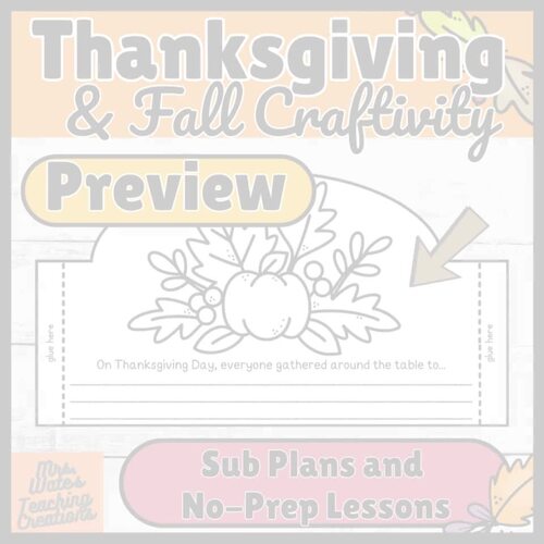 Fall & Thanksgiving Crown and Headband Craft Templates | FUN Writing ...