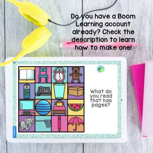 NO PRINT Answering WHAT Questions Spring Puzzle Reveal Boom Cards™
