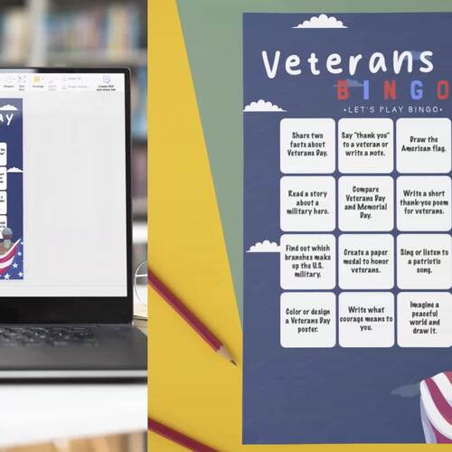 Veterans Day Bingo | Patriotic Classroom Activity | Editable Game ...