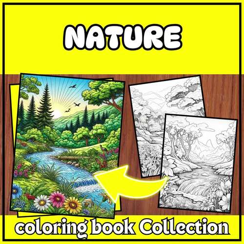 Back to School Nature Coloring Pages - 45 Unique Designs | Summer Activity