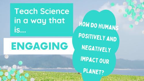 5th Grade Human Impact on the Environment Lessons, Vocabulary, & Activities