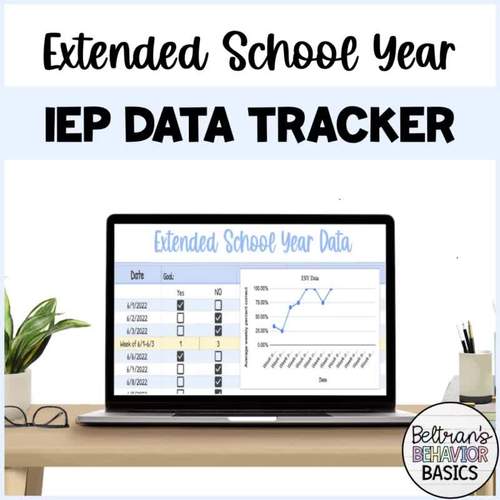 Extended School Year IEP Skill Data Tracker Google Sheet™- Special ...