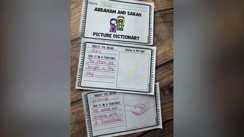 Abraham & Sarah Puzzle and Activity Set by Becky's Brainy Boutique