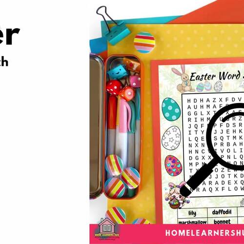 Easter Word Search Game | Fun Vocabulary Activity for PreK-3rd Grade