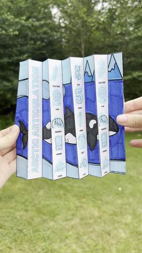 Winter Arctic Articulation Agamograph Craft - January by Jennie's ...