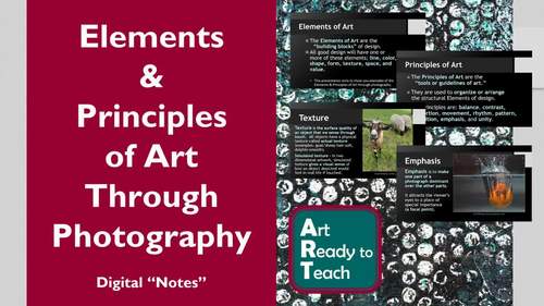 Digital Photography Lessons - 16 ELEMENTS & PRINCIPLES OF ART - With NOTES