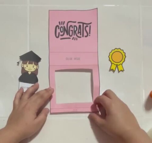 End of Year 3D Pop Up Summer Craft Writing Activity Template Coloring