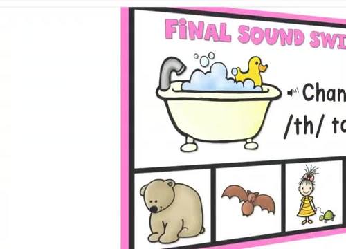 Phoneme Substitution Digital Activities | Phonemic Awareness | Final Sound