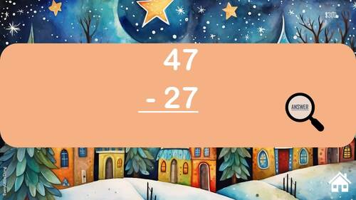 First and Second Grade Two Digit Addition and Subtraction Review Game ...