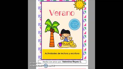 El Verano: Lectura y escritura - Summer in Spanish: reading & writing ...
