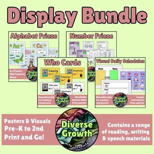Diverse Growth BUNDLE of Posters and Classroom Décor by Diverse Growth