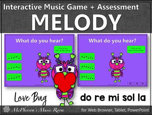Valentine’s Day: Do Re Mi Sol La Interactive Solfege Game + Assessment ...