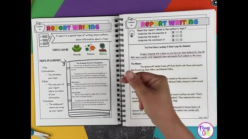 Report Writing - 2nd & 3rd Grade Informational Research Writing Unit ...