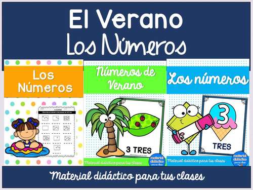 Los Números en Verano | Pack de Actividades y Posters | Spanish Resources