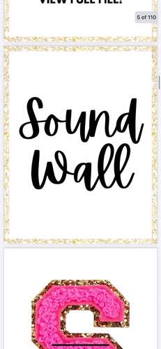 Editable Sound Wall & Sight Word Wall by Kindergarten Kitties | TPT