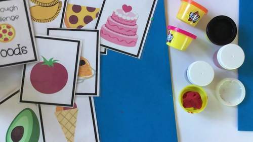 Playdough Challenge Card Set – Build Fine Motor Skills and Creativity