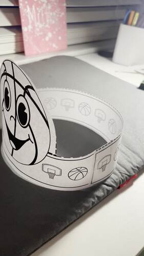 BASKETBALL CROWN/HAT TEMPLATE by Sydney Milton | TPT