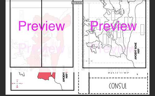 Ancient Rome Unit Interactive Notebook (PDF Printable Resource) | TPT