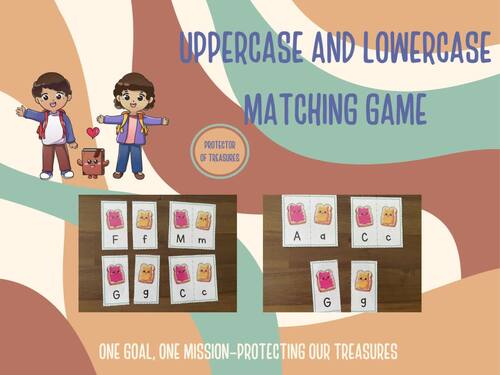 Uppercase and Lowercase Memory Game | Great for Center and ESL Activities