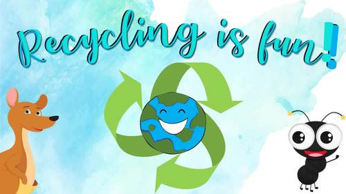 Earth Day, Earth Month Activity - Recycling Unit - Recycling Powerpoint