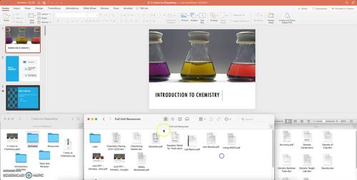 Chemistry Entire School Year Bundle PPT, Activities, & Resources