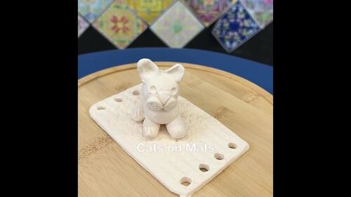 CLAY Cats on Mats Sculpture Art Project Tutorial for Ceramics Lesson ...