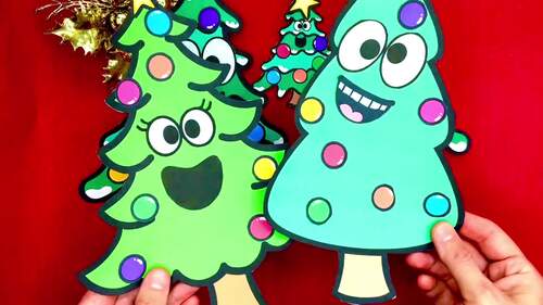 Christmas Tree Craft Printable | Holiday Classroom Activity for Kids ...