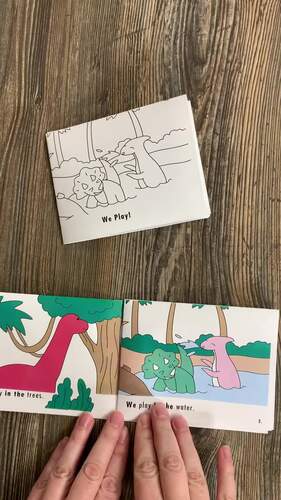 5 Dinosaur Sight Work Mini Book Bundle, Emergent Readers Decodable ...