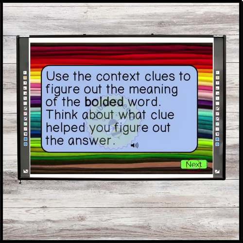 Vocabulary In Context Learn the Strategies Digital Task Boom Cards 2