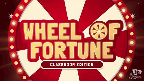 Wheel of Fortune! - Editable PowerPoint Game (NEW & MODERN DESIGN)