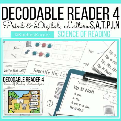 Science of Reading SoR Aligned Decodable Readers 4 Print & Digital