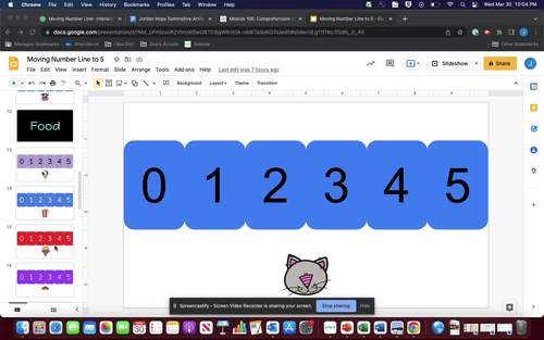 Moving Number Line to 5- Google Slides by Hope In Kinder | TPT