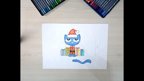 Inspired by Pete the Cat Saves Christmas – Letter to Santa Craft ...