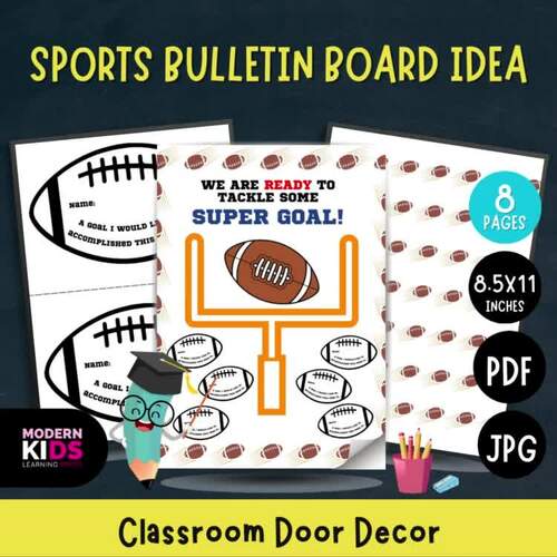 Sports Bulletin Board Idea | Classroom Door Decor by ModernKids ...