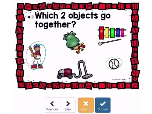 Classifying Objects | Boom Cards Distance Learning | Module 1 Lesson 3