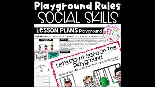 Playground Rules | Social Skills Lessons | Social Skills Activities ...