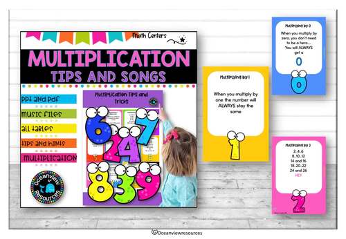 Multiplication Tips and Tricks by Oceanview Resources | TPT
