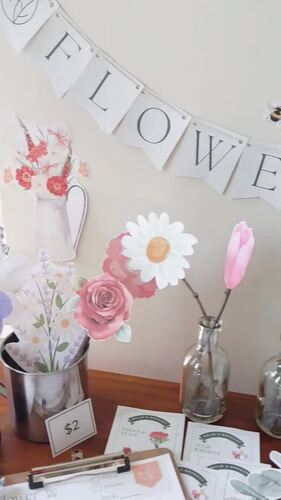 Flower Shop Dramatic Play Center, Mothers Day Preschool Spring Flower ...