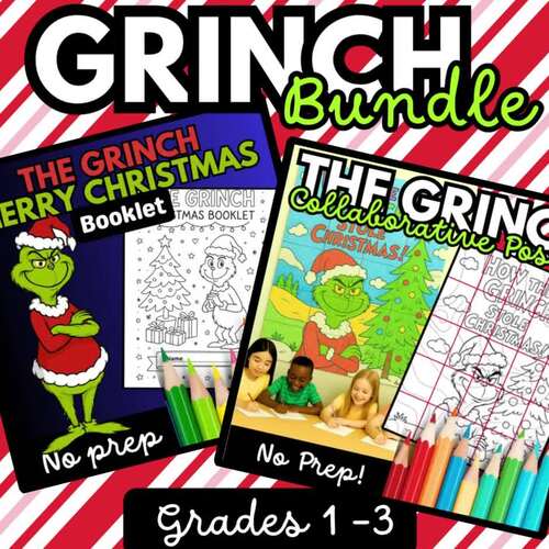 Grinch Christmas Activities | Coloring Pages, Collaborative Poster ...
