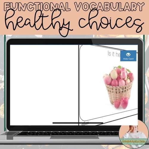 Healthy Eating Functional Vocabulary Book - print and digital | TPT