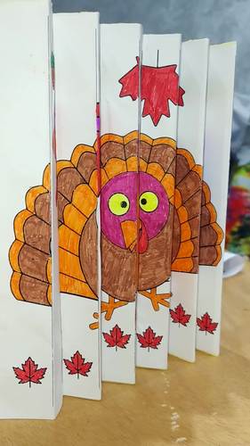 Thanksgiving Agamograph Printable Paper Craft Disguise a Turkey Activity