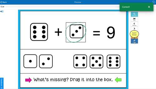 Missing Addends Boom Cards Addition to 10 by Bright Minds Engaged