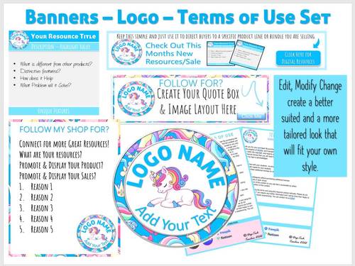 TPT Banner & Logo Design 1 by DigiTechTeacher | TPT