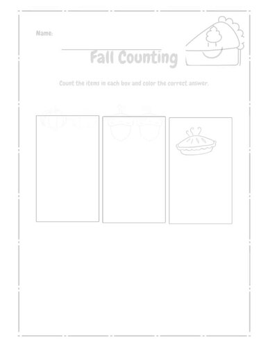 Fall Activity Worksheets - Pre-K and Preschool Literacy, Math, Science ...